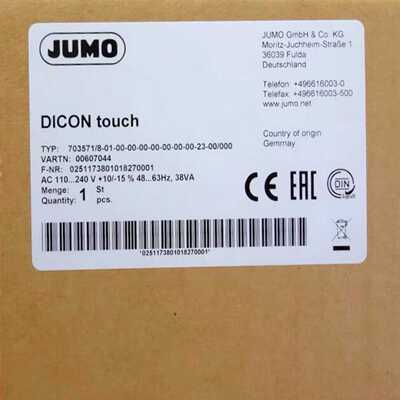 Jumo 00607044 久茂全新双通道控制器 Dicon~议价