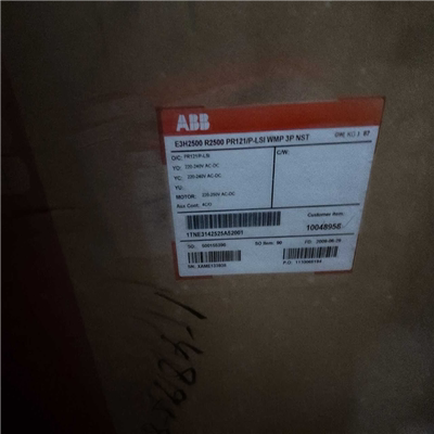 ABB低压万能式断路器E3H2500 R2500 PR121~询价