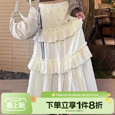 滔搏adidas阿迪达斯三叶草女子蛋糕裙运动休闲半身裙KQ6506