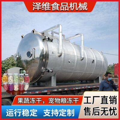 柠檬片苹果片真空冻干机 草莓真空冻干设备 商用蓝莓芒果干冻干机
