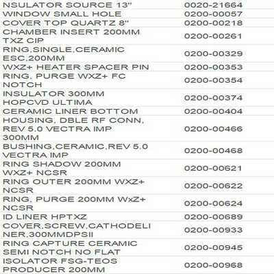 AMAT Parts List~询价