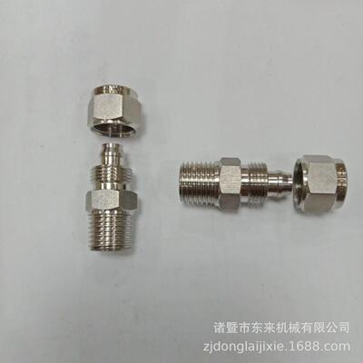 4不锈钢气动接头-30PU管软管接头快拧弯头四接氟管MAGA-102快速头
