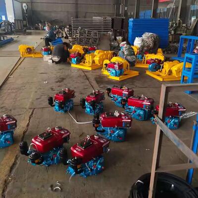 大吨位柴油提升电动机升降机 户VWK护外坡台式卷扬 机船用绞车1t2