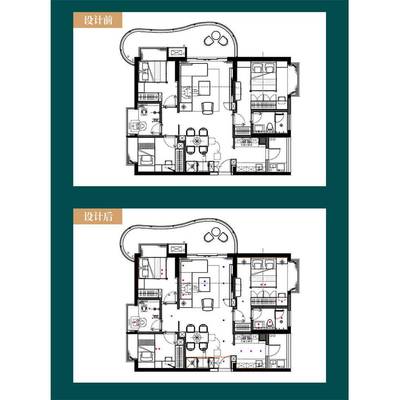 广万仕通无主灯明设东计别墅家照居室717对内灯光布局11设计灯光