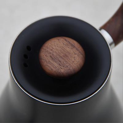 素止 温控壶盖子手拿Fellow泰磨鱼smart木质套件手冲壶胡桃