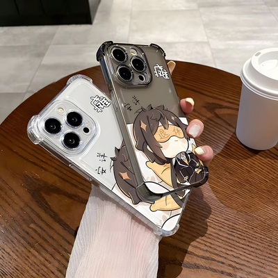 适用小米17t手机壳15原神钟离14红米k100/90四角80Pro70/60卡通可爱40二次元note13透明12TURBO5max4周边11套