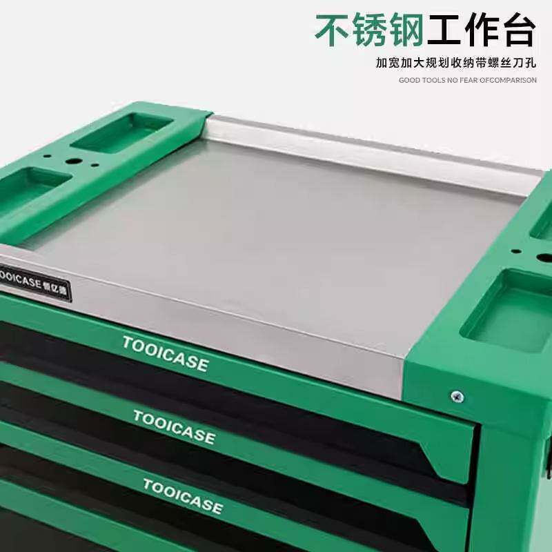 重型汽修带锁工具柜车间工业级移动工具车螺丝物料架小推车多功能