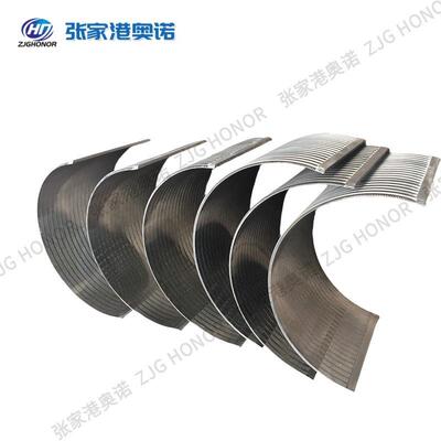 不锈钢311104/压316L条缝曲筛楔形滤网管弧形力筛筛面