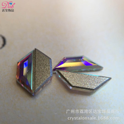 奥钻2772梯形平底石迷你小钻8.6*2.8mm美甲水晶贴钻