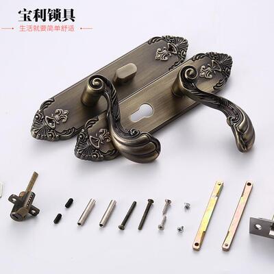 现代门锁室内卧家室房门锁式通用型欧家用HD228-31锁实木门厂自产