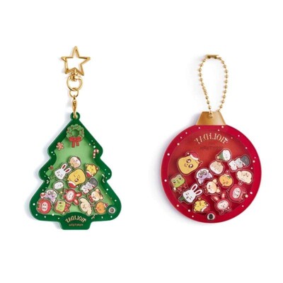 SEVENTEEN次MINITEEN圣诞周边摇摇乐钥匙扣自制包包挂件