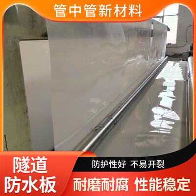 VA防水板家 地铁水利厂道用防水卷材白色E吊带TBF复合式隧eva防水
