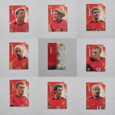 2003年 UPPER DECK 曼联官方联名 贝隆 基恩 内维尔等 球星卡礼物