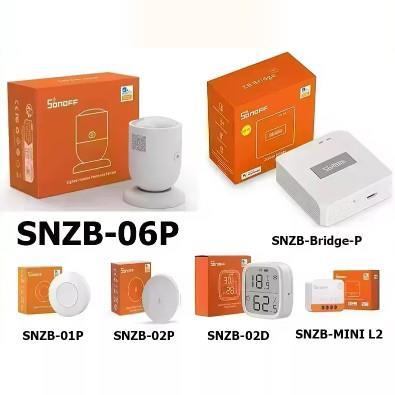 SONOFF SNZB-02D智能zigbee 3.0温湿度感测器实时监测场景联动