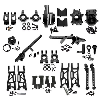 TRAXXAS 1/8 4WD SLEDG 雪橇 铝合金 转向杯 前后摆臂 全车升级件