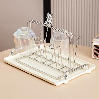 不锈钢大杯架倒扣客厅水杯收纳 8杯杯架玻璃杯杯架家用高杯子收纳
