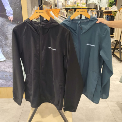 Columbia哥伦比亚户外26春夏新品男子拒水防风运动连帽外套WE3614