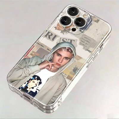 iPhone12小众小米17TPRO苹果15创意荣耀600潮酷贾斯汀比伯透明13ProMax软OPPORENO16适用14PLUS手机壳VIVOS50