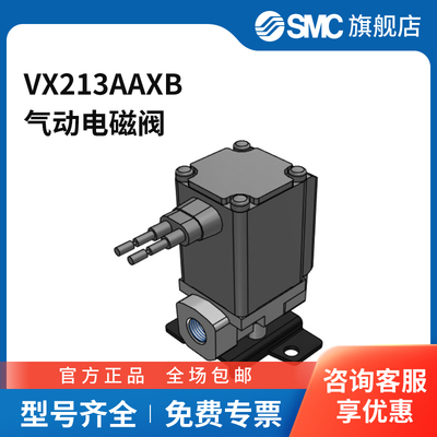 SMC官方正品VX21/22/23系列电磁阀VX213AAXB两位两通DC24V