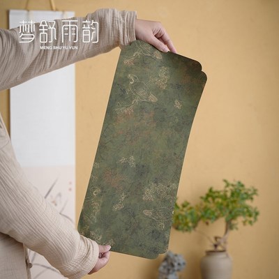 云纱双面茶席春祥干泡茶席桌旗双面防水中国风茶桌垫壶垫茶道配件