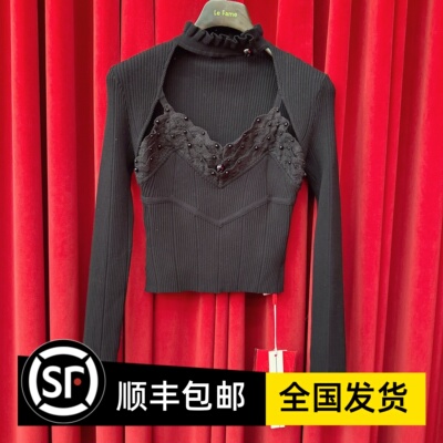 Le fame拉飞姆国内专柜代购 24 冬洛可可打底衫 LF24D51ZB371