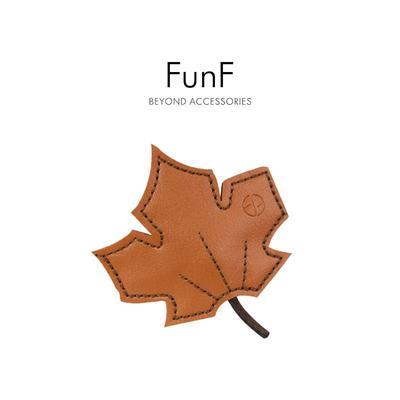 FunF/乐纷绮 枫叶气质盘碎发夹 枫叶刘海夹 Mapleleaf bangs clip