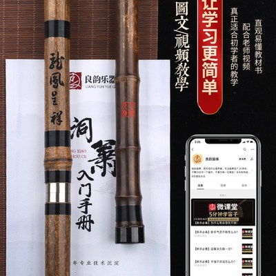 良韵紫竹箫洞箫初学六八孔萧高档乐器入门专业演奏级洞萧长箫古