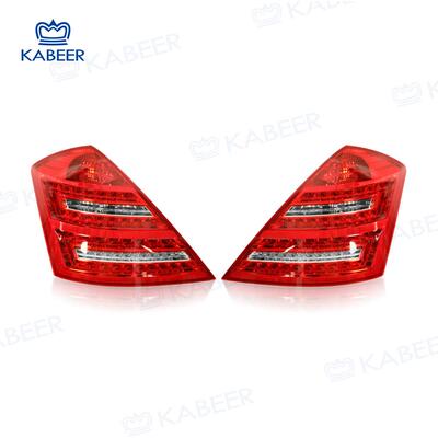 适用于奔驰2009-2012款w221老改新尾灯 改装升级新款w221尾灯