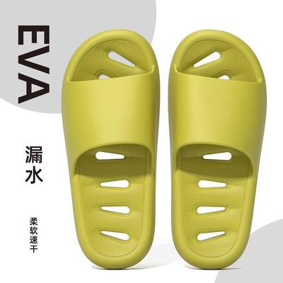 靓蒂芬浴室拖鞋女夏天加厚底增高居家镂空透气清凉洗澡防滑凉拖男