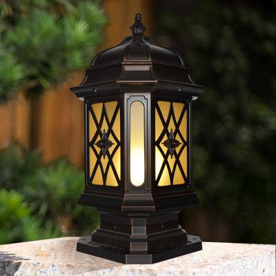 户外围墙柱头灯防水别墅花园门柱墙头灯室外景观庭院大门柱子墙灯