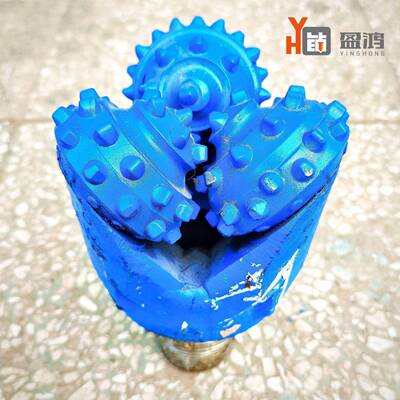 盈鸿114mm镶齿537岩石导向工勘石油煤田勘探多用途三牙轮钻头