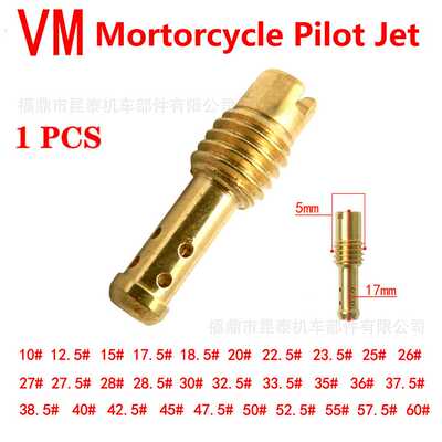 1PCS化油器量孔pilot jet副喷嘴 Nozzle For vm tm x ax100 dt125
