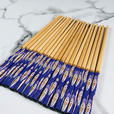 【新疆包邮】atlas quka 10双木质筷子高档家用创意网红无漆