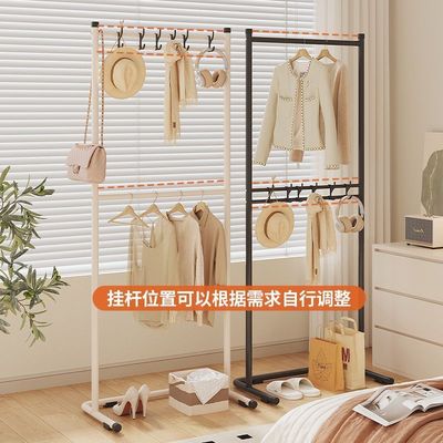 衣角处衣架落地床头墙角挂衣架立式衣杆衣帽架学生宿舍组合架窄角