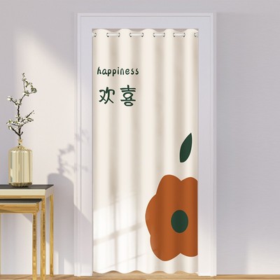 心门门帘免打孔遮挡2025新款遮挡帘卧室隔热帘卫生间挡风帘隔断帘