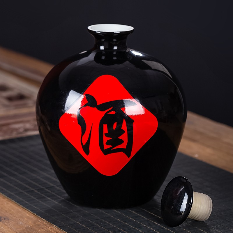 1斤2斤3斤5斤装 陶瓷空酒瓶子 酒坛子家用酒壶密封酒缸窖藏酒罐