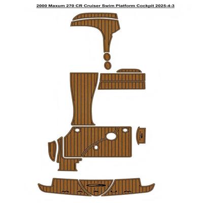 2000Maxum270CRCruiser游艇船舶EVA柚木地板eBay速卖