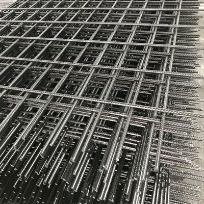 冷轧带肋钢筋网8厘建筑工地网格片HBP300混凝土铁丝网A152路面网