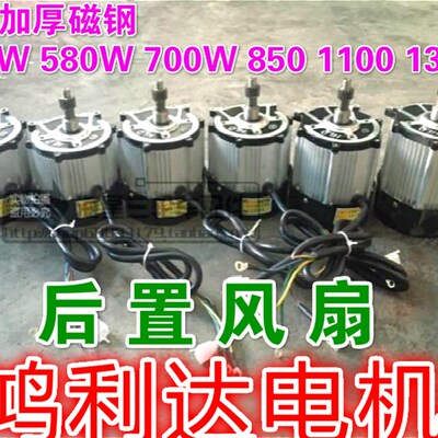 手推三轮车电机 建筑工地手推车鸿利达电机 48V580W800W700W1100W