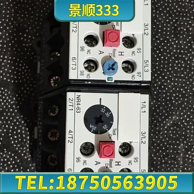 正泰NR4-63热过载继电器，工程件，成色还可以，有点使