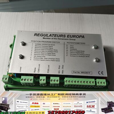REGULATEURS EUROPA M602901F 控制议价