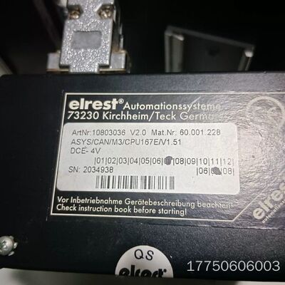 德国ELREST 10803036 / 73230/ASYS