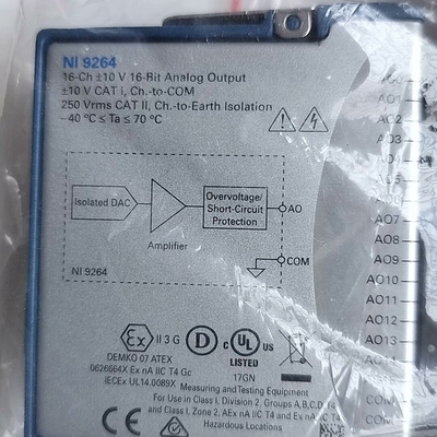 NI-9264，16通道±10V模拟输出模块，功能完好，成色