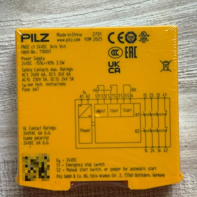 皮尔兹 710001 安全继电器  年份  原厂 (议价）
