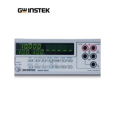 固纬GOM-802高精度直流微欧姆计低电阻计标配SCAN HANDLER接口