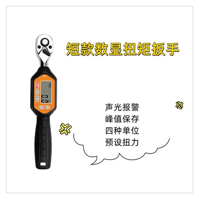 棘轮头数显扭力扳手 迷你扳手 1000/2000N.m 钢筋力矩扳手 套筒