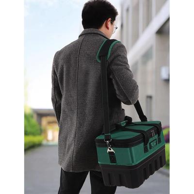 易乐奇多功能维修安装工具包塑胶底电工专用背包手提工具箱加厚