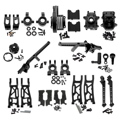 TRAXXAS 1/8 4WD SLEDG 雪橇 铝合金 转向杯 前后摆臂 全车升级件