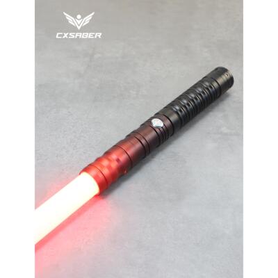 CXSABER星球大战光剑金属手柄击打变色发声玩具像素款炫酷激光剑