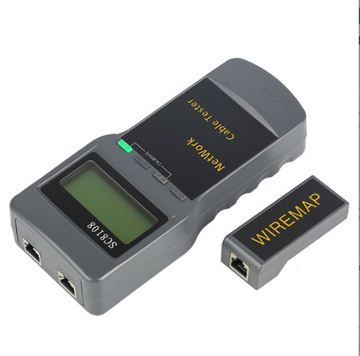 SC8108网络测线仪 RJ45网络测试仪对线器 断点长度 简易包装